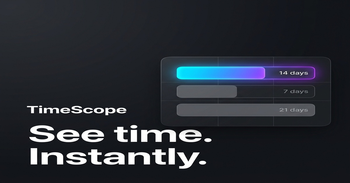 TimeScope | See time. Instantly.